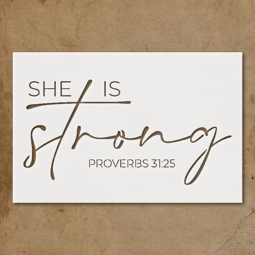 Stylized Stencil Text Design for Home Decor - Etsy