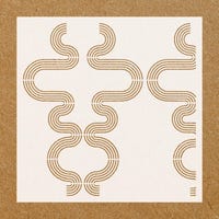 Diamond Stars Stencil Atomic 50's MCM Shapes Retro Pattern Template ...