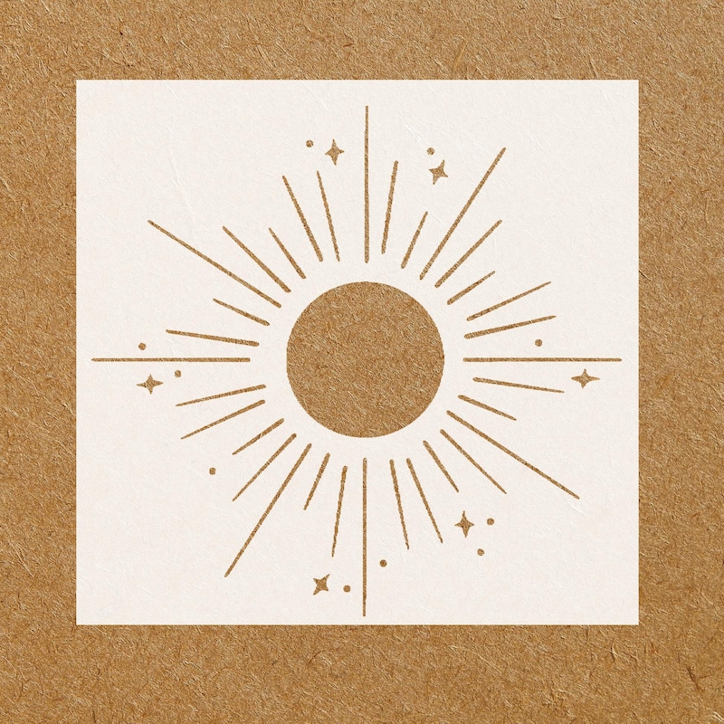 Sun Stencil - Etsy