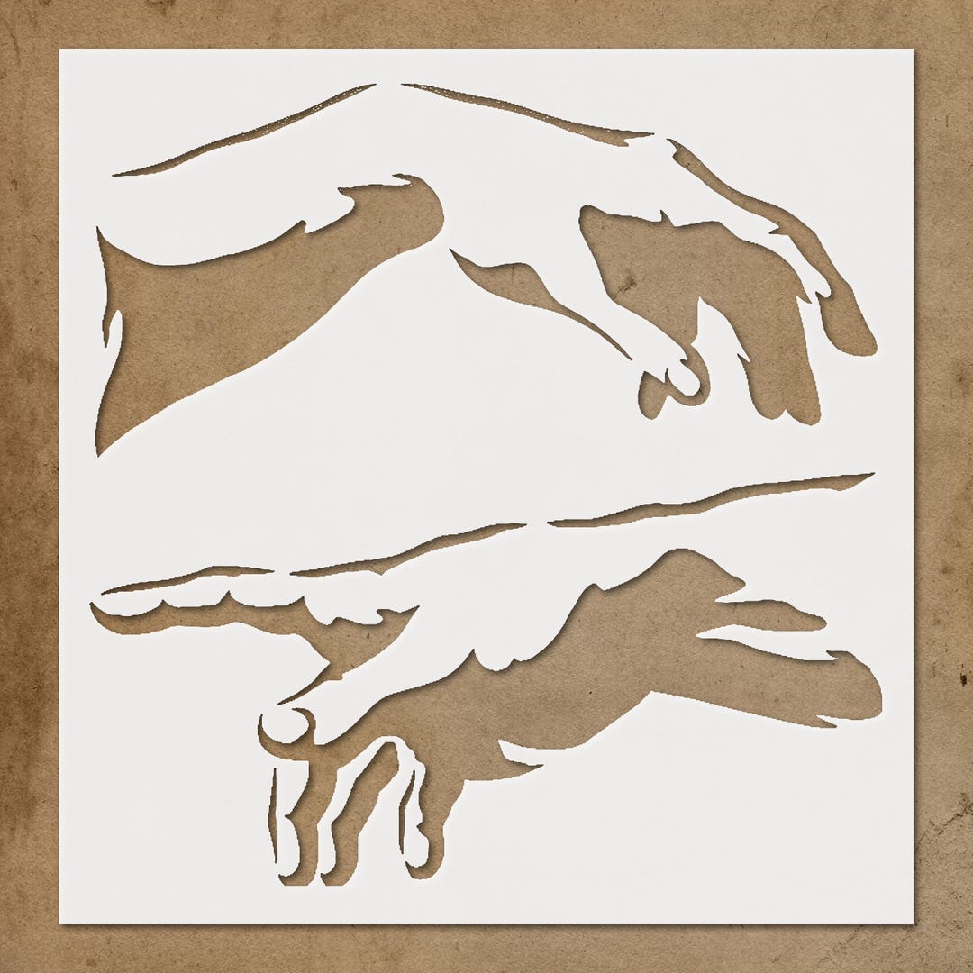 Hand Stencil Template for Crafts DIY Art Projects Custom Designs - Etsy