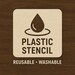 Lady Justice Stencil for Painting and Crafts - Reusable Justice Symbol ...