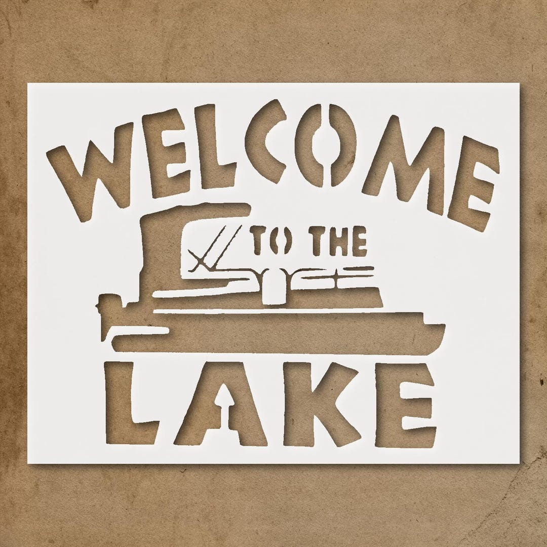 Welcome to Lake Stencil for Home Decor - Etsy
