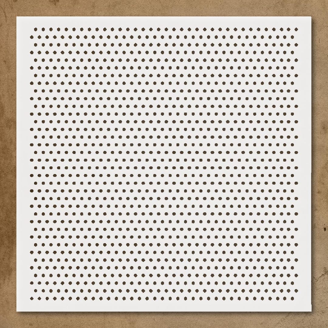 Dot Stencil Art Uniform Grid Design for Crafts DIY Projects - Etsy