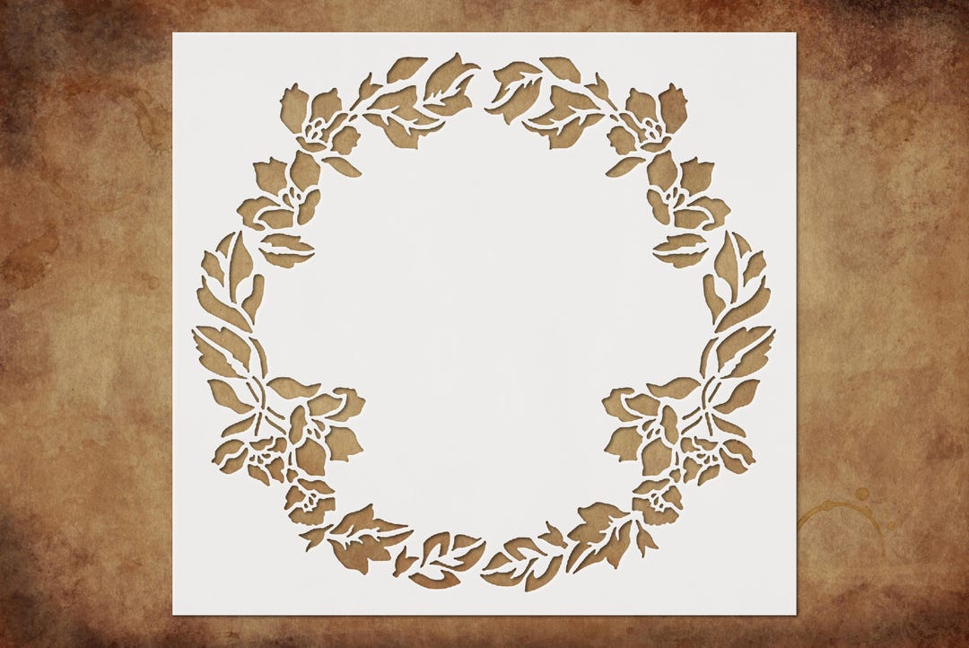 Mirabelle Frame Stencil - Reusable Template for Nursery Decor Furniture ...