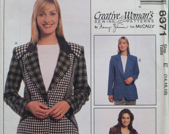 Uncut Simplicity Sewing Pattern 1421 Blazer Jacket Coat - Etsy
