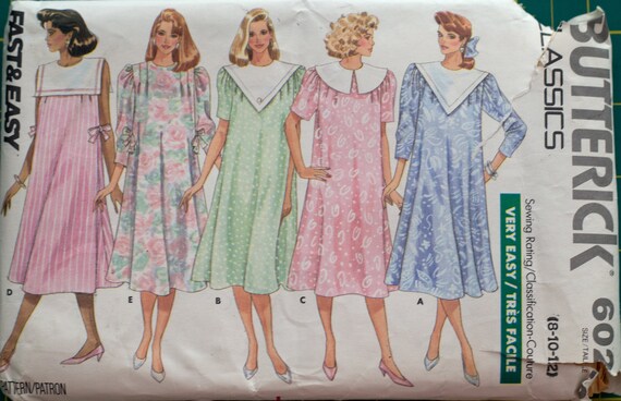 Butterick 6023 Misses' Maternity Dress Pattern Size - Etsy