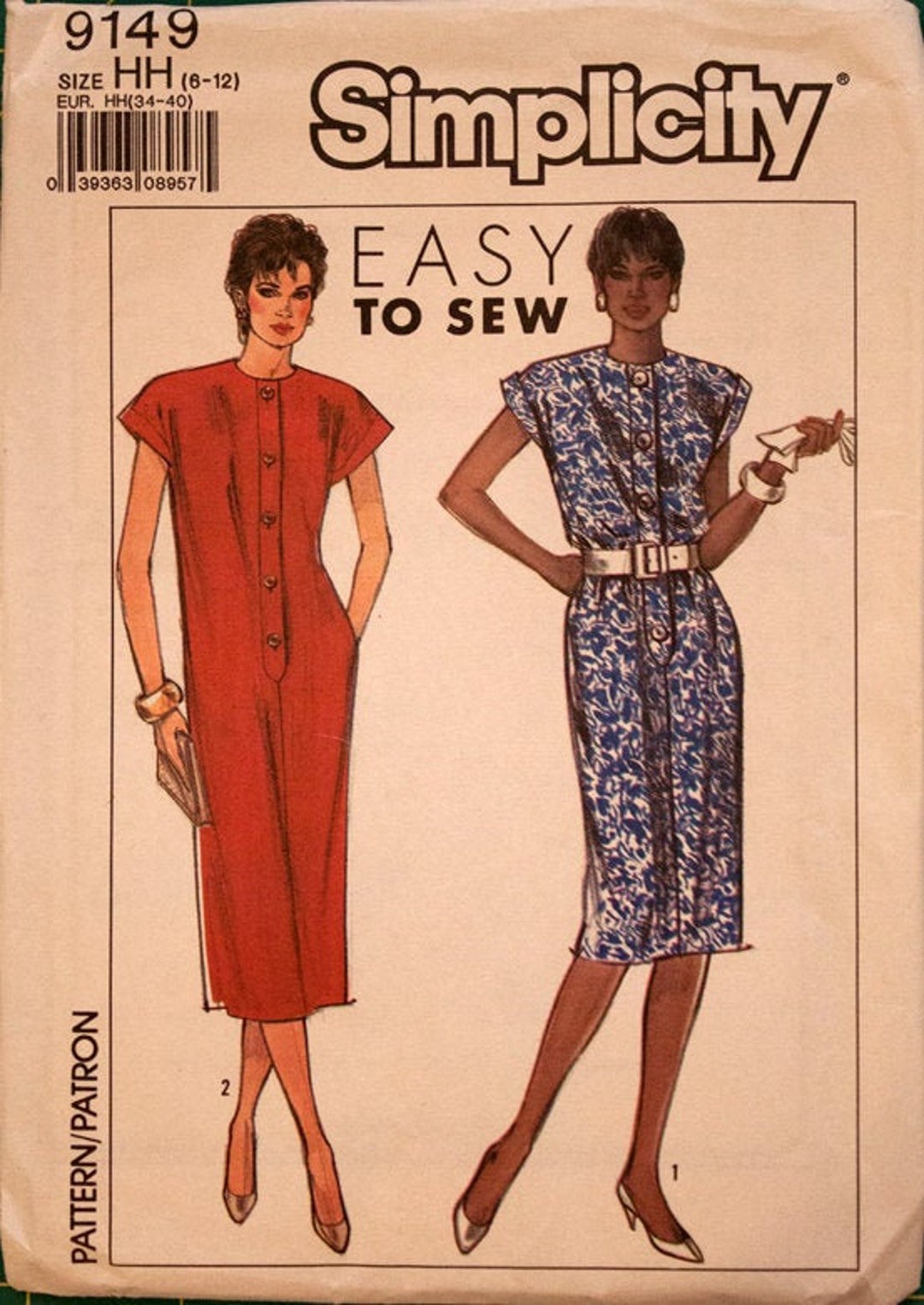 Simplicity 9149, Misses' and Miss Petite Dress Pattern in Two Lengths ...