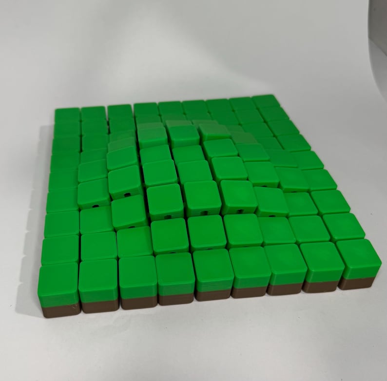 Minecraft-inspired Voxel-square Flexi-grids Numerous Sizes - 5x5, 9x9 ...
