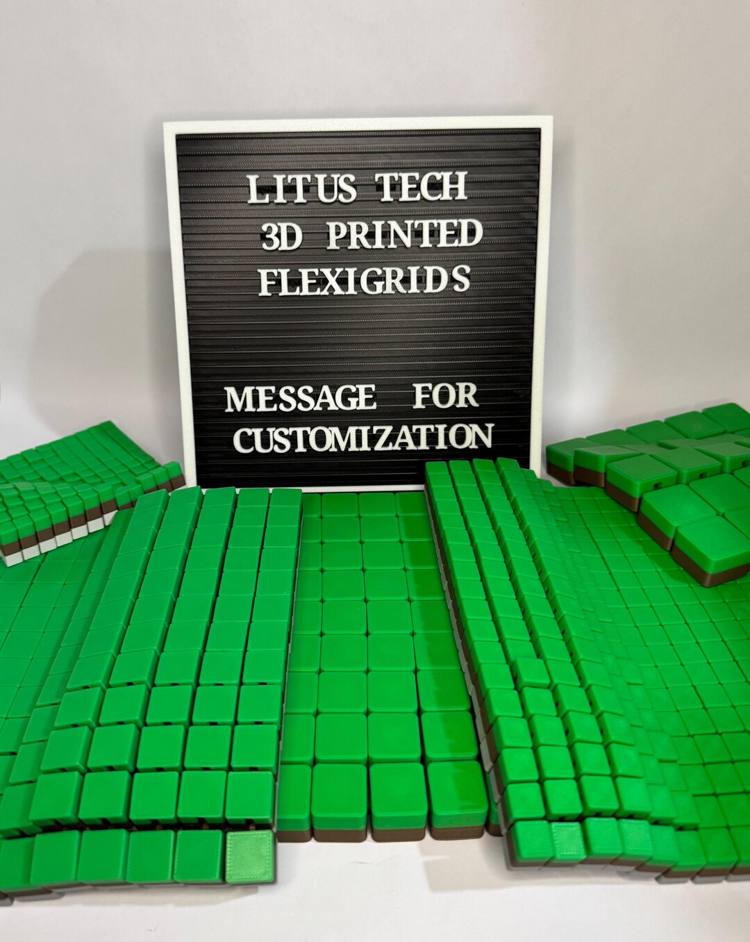 Minecraft-inspired Voxel-square Flexi-grids Numerous Sizes - 5x5, 9x9 ...
