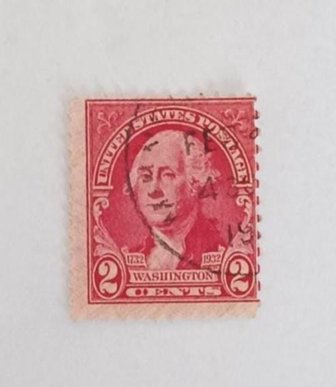 1932 George Washington Vintage 2 Cents Stamp - Etsy