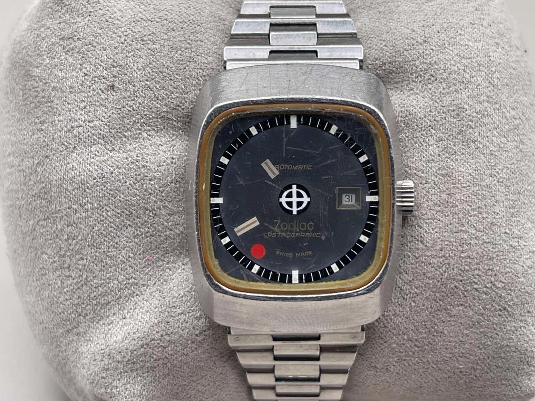 Vintage Zodiac Astrographic Automatic Watch – Original Swiss Model From ...