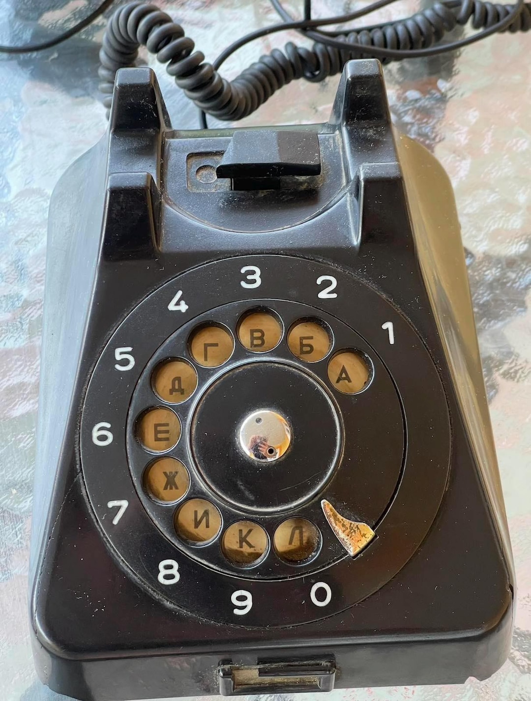 Vintage BUDAVOX CB-555 Rotary Dial Telephone — Retro Soviet-era Model ...