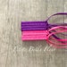 80s Retro Barrettes in Neon Pink and Purple Grosgrain Ribbon - Etsy