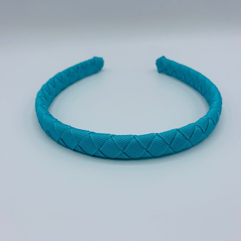 Skinny Flat Headband Set | Preppy Ribbon Headbands | Skinny Hot Pink ...