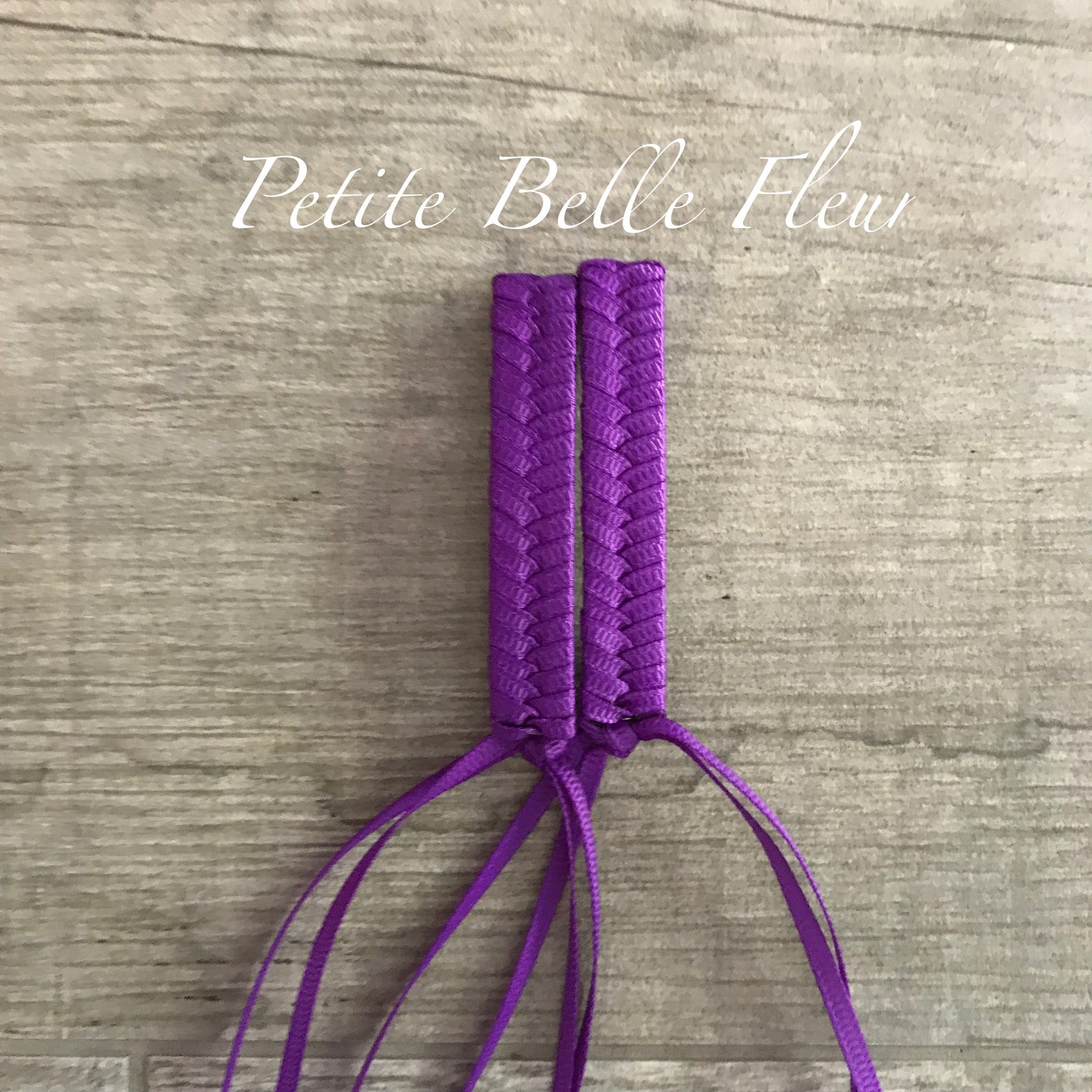 80s Retro Barrettes in Neon Pink and Purple Grosgrain Ribbon | Retro ...