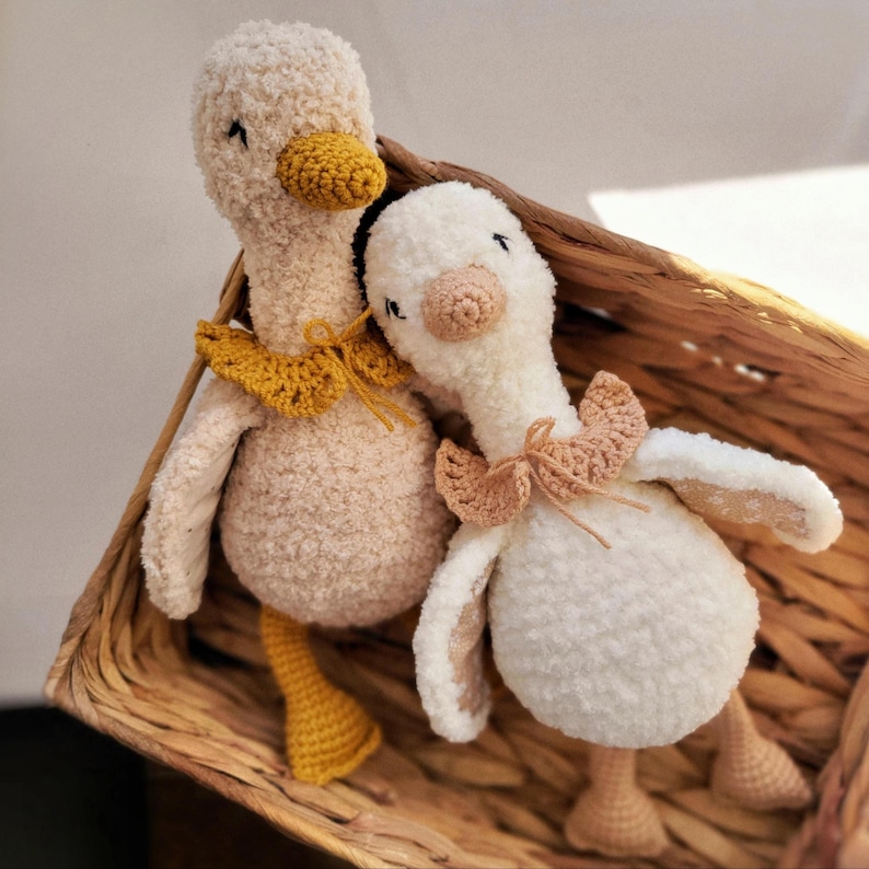 Goose Crochet Pattern, Amigurumi Plush Goose Crochet PDF Tutorial, DIY Digital Crochet Pattern ...