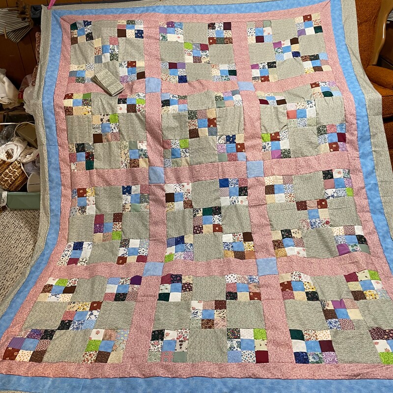 Nine Patch Quilt - Etsy