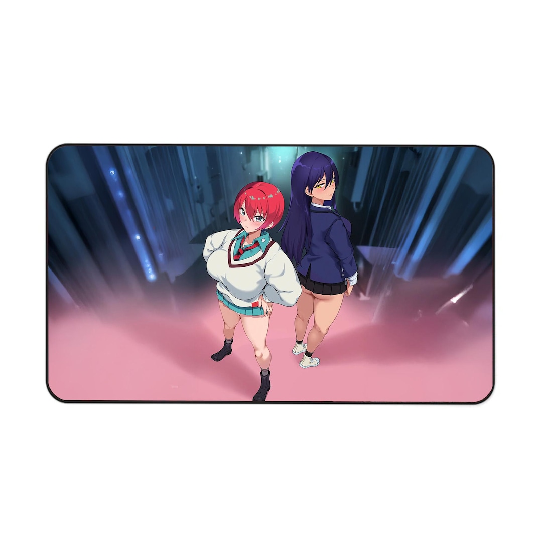 TCG Playmat With Zones Anime School Girl Themed TCG Playmat - Etsy