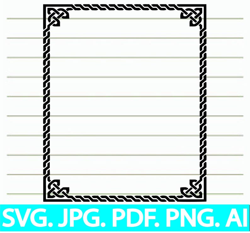 Decorative Frame SVG | Rectangle Frame Svg | Floral Border Svg ...