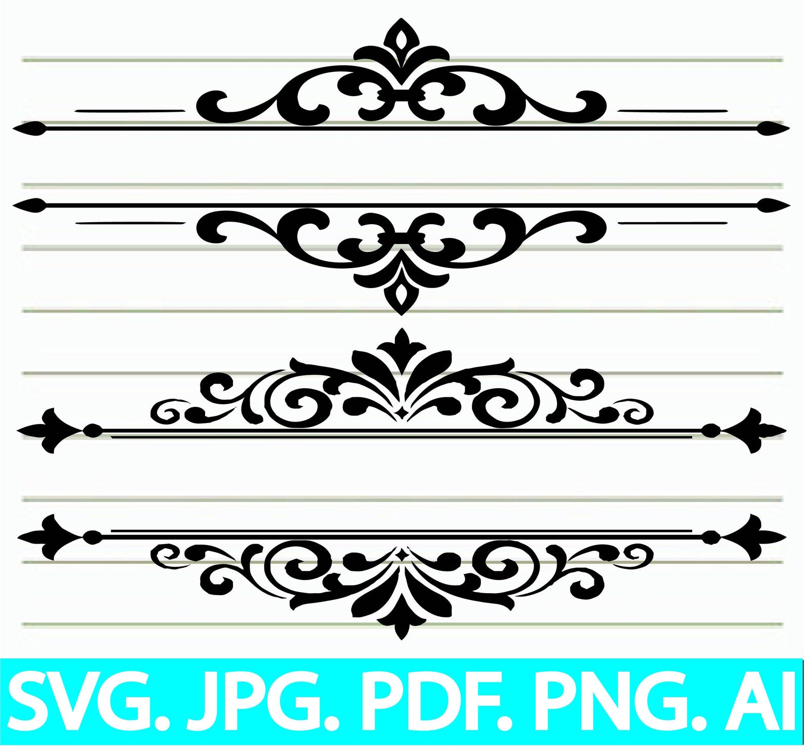 Decorative Frame SVG | Rectangle Frame Svg | Floral Border Svg ...
