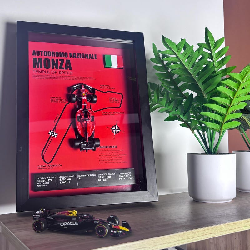 Ferrari Print Frame 3d - Etsy