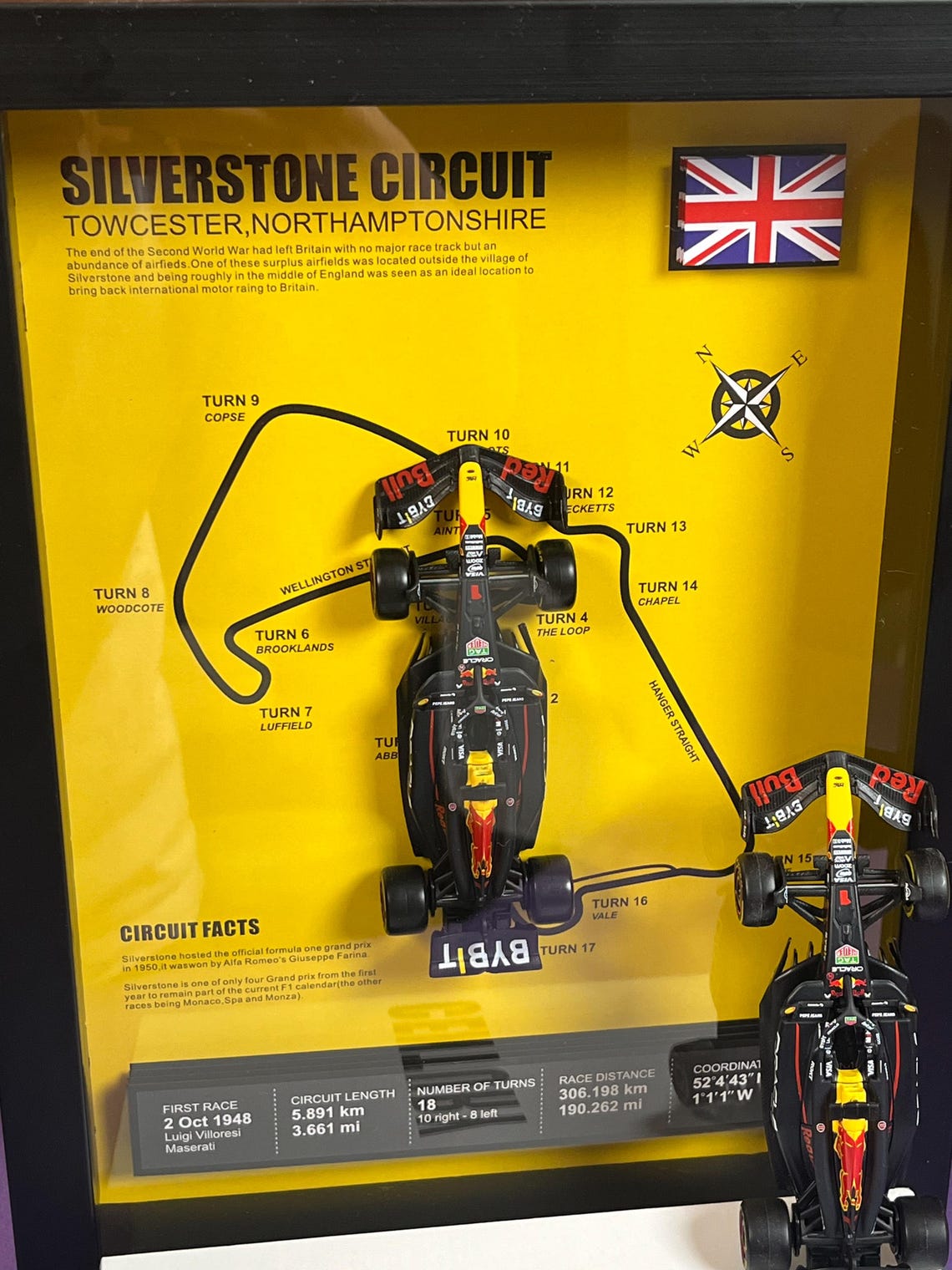 Silverstone F1 Circuit Wall Art: Red Bull Racing Edition - Etsy