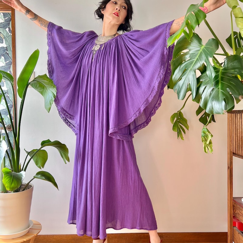 Butterfly Sleeve Gown - Etsy