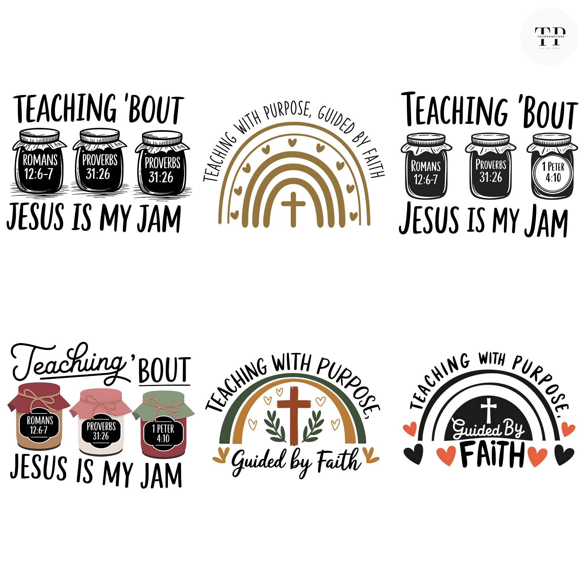 Christian Teacher PNG Bundle, Rain Bow Cross Png, Christian Gift Png ...