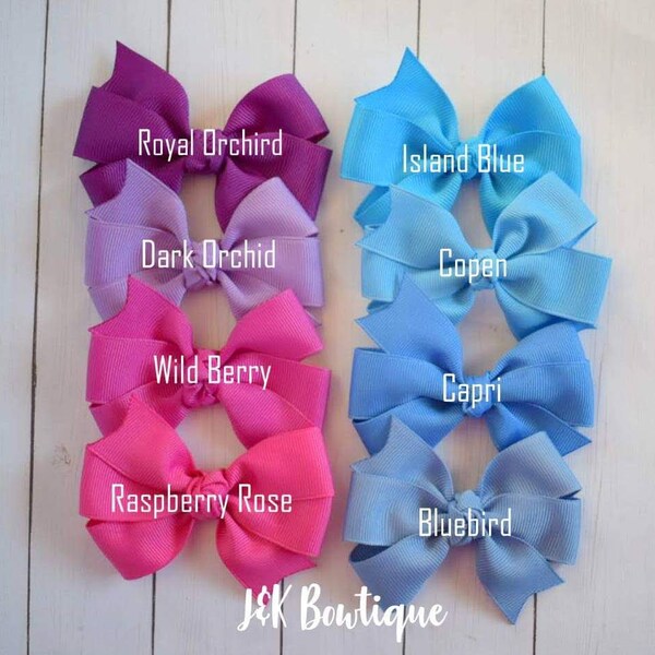 Neon Color Bows - Etsy