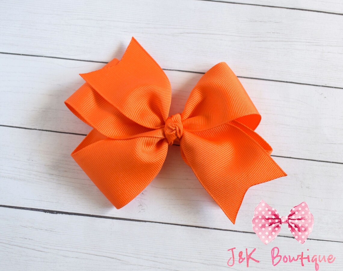 Fall Hair Bow Mustard Hair Bow Moss Hair Bow Green Hair Bow - Etsy