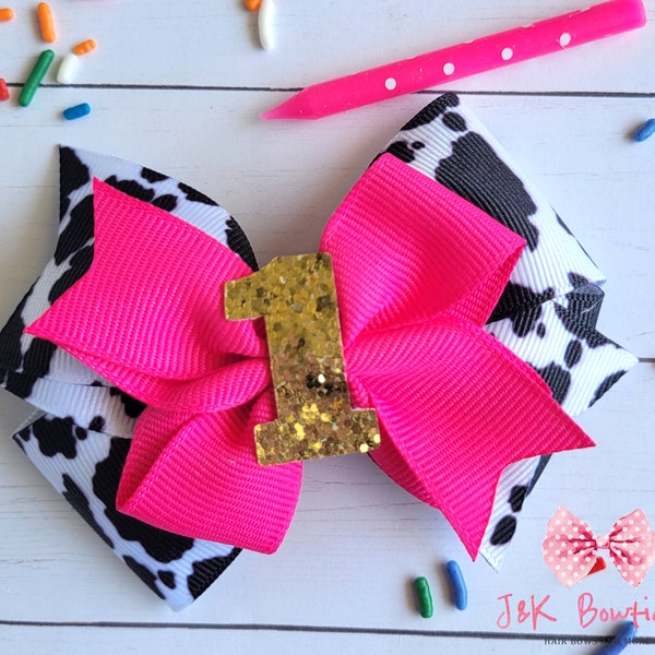 First Birthday Bows - Etsy