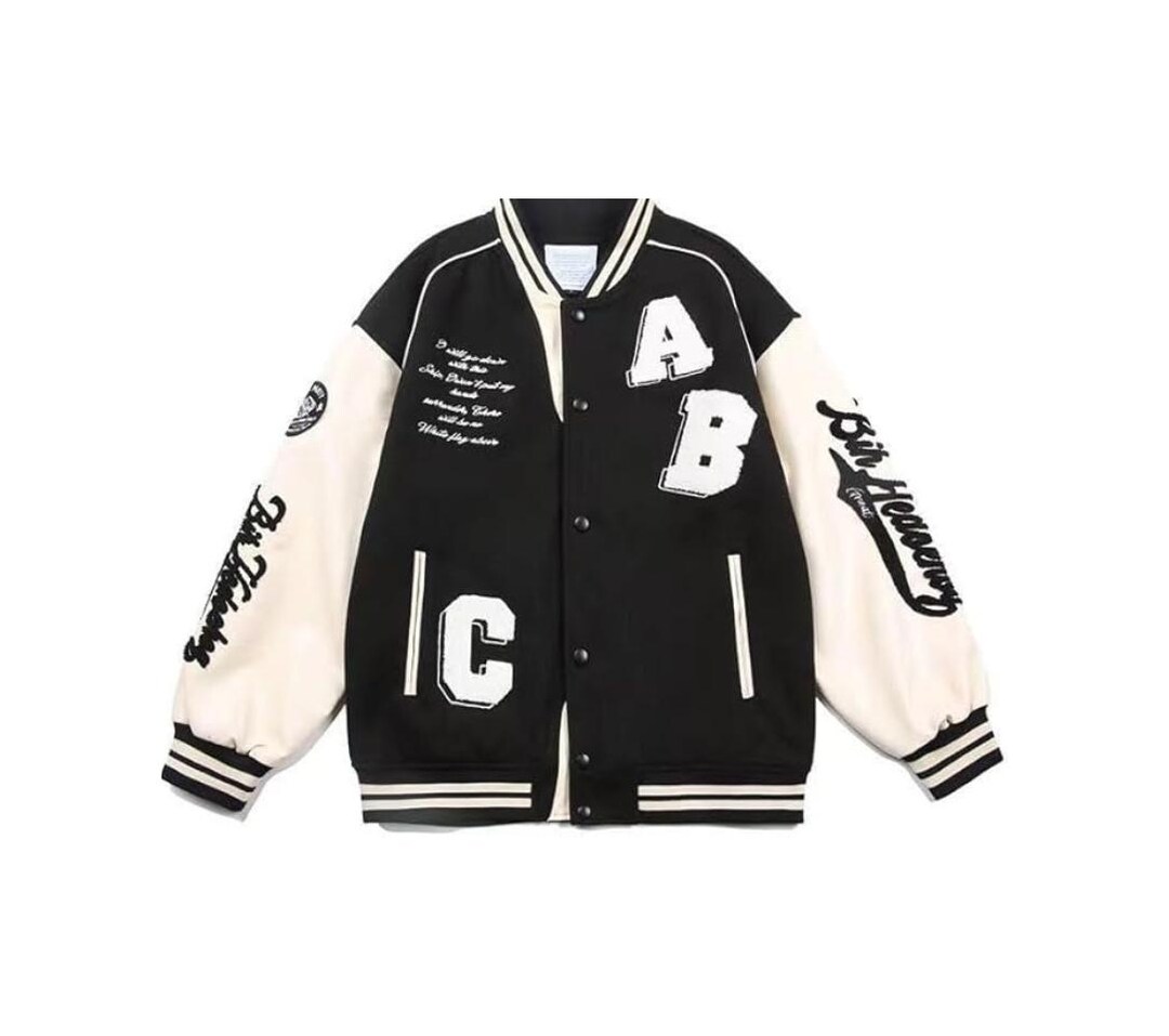 Varsity Leather Jacket | Varsity Letterman Jacket | Unisex Varsity ...