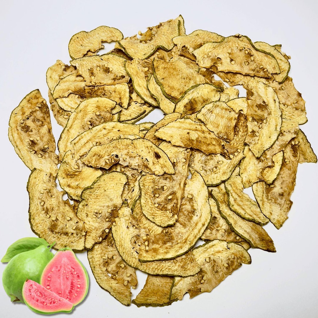 50 Pieces | Dried Guava From Thailand | No Sugar Added | Tasty, Clean ...