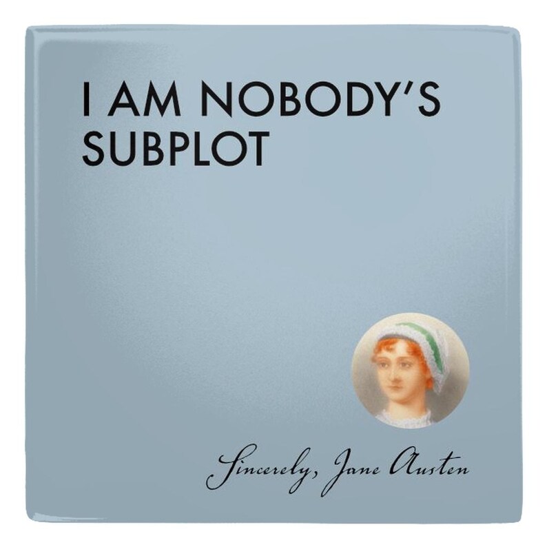 Jane Austen Gifts – 3-pack Quote Metal Magnets for Book Lovers | Snarky ...