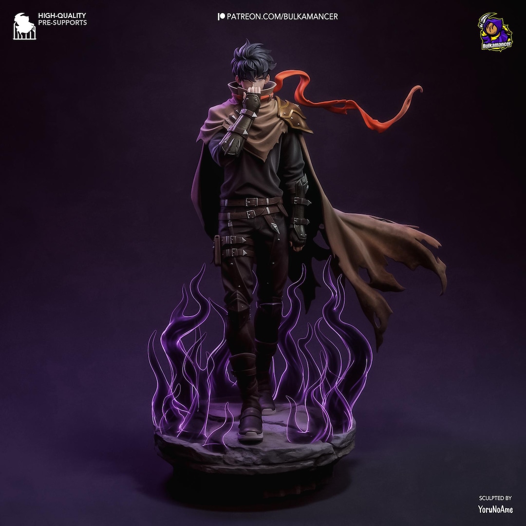 Sung Jin Woo (solo Leveling) – Resin Figure – 1/8 - Etsy Australia