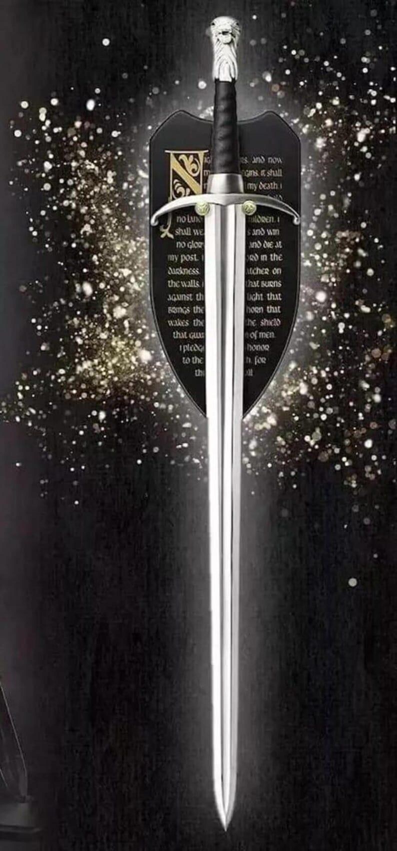 Custom Game of Thrones Jon Snow Longclaw Sword, Handmade Fantasy ...