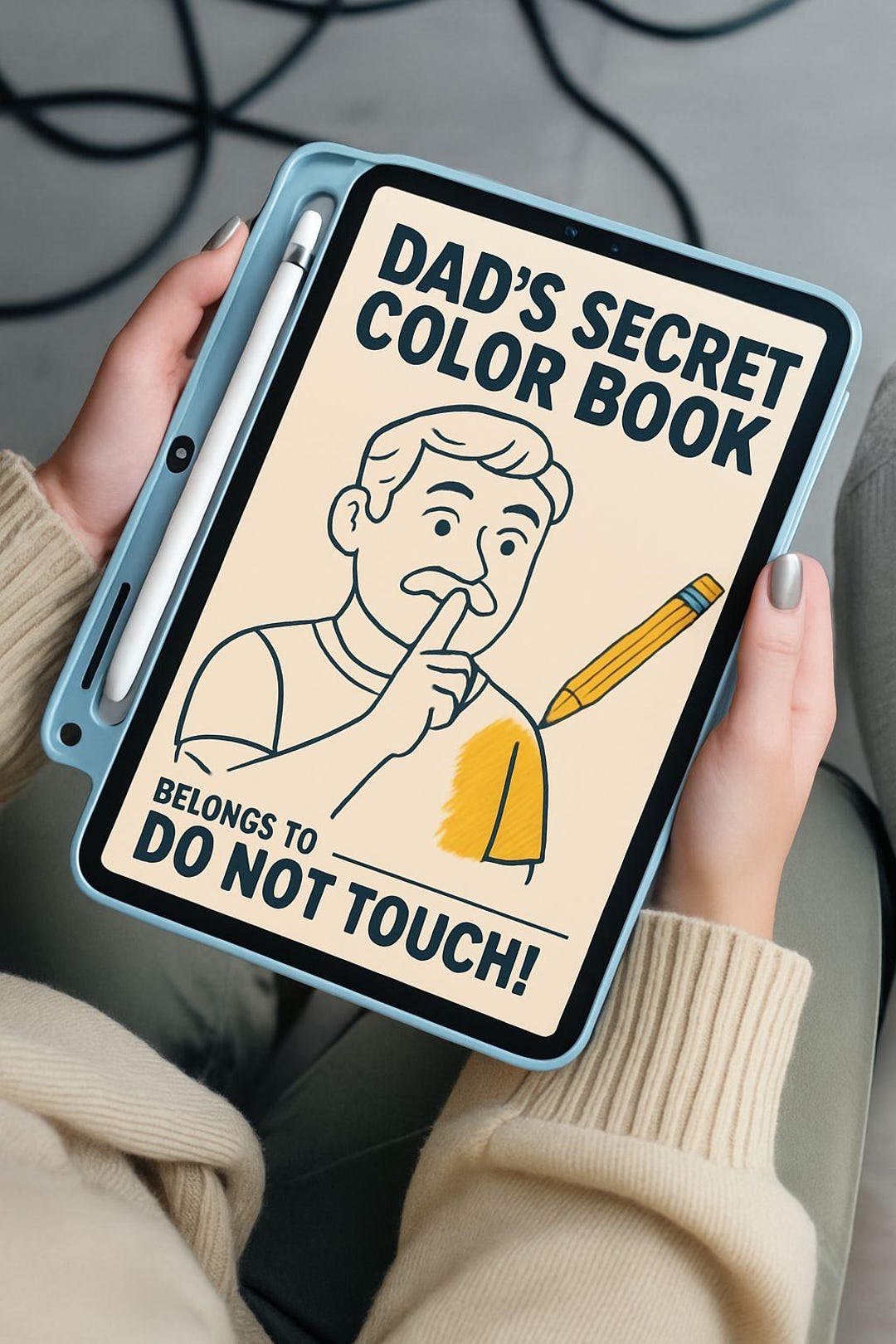 Funny Dad Joke Coloring Book | Custom Name Cover | Edgy Humor Gift for ...