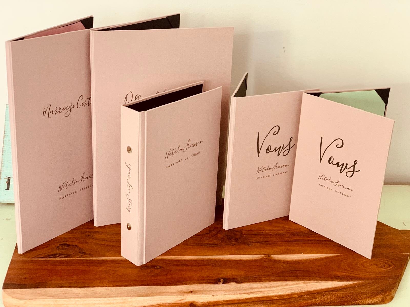 Wedding Celebrant Folder A4 Vow Card Folder A5 - Etsy Australia