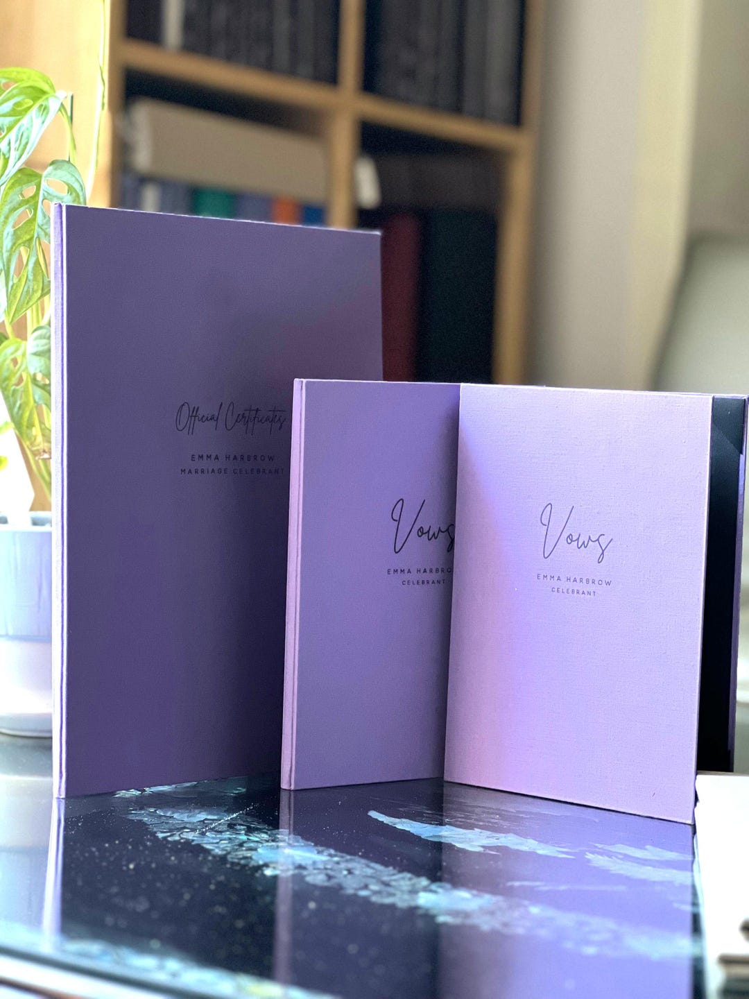Wedding Celebrant Folder A4 + Vow Card Folder A5 - Etsy