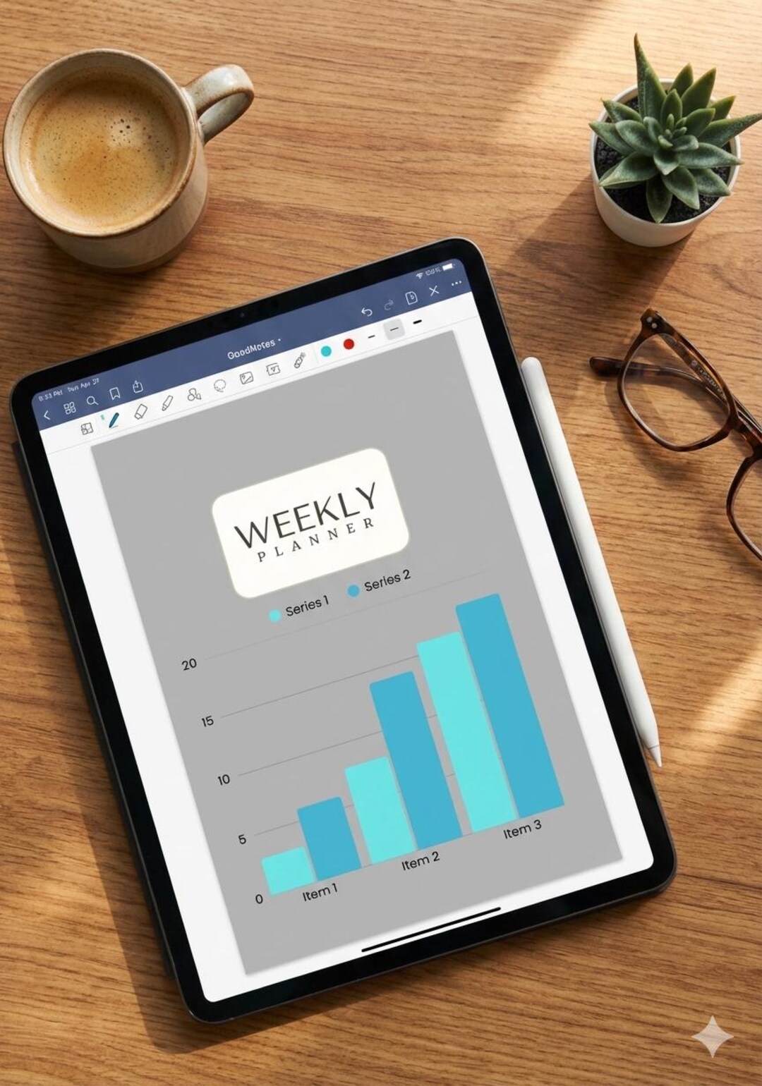 Weekly Planner |editable Digital Planner for Good Notes and I Pad - Etsy