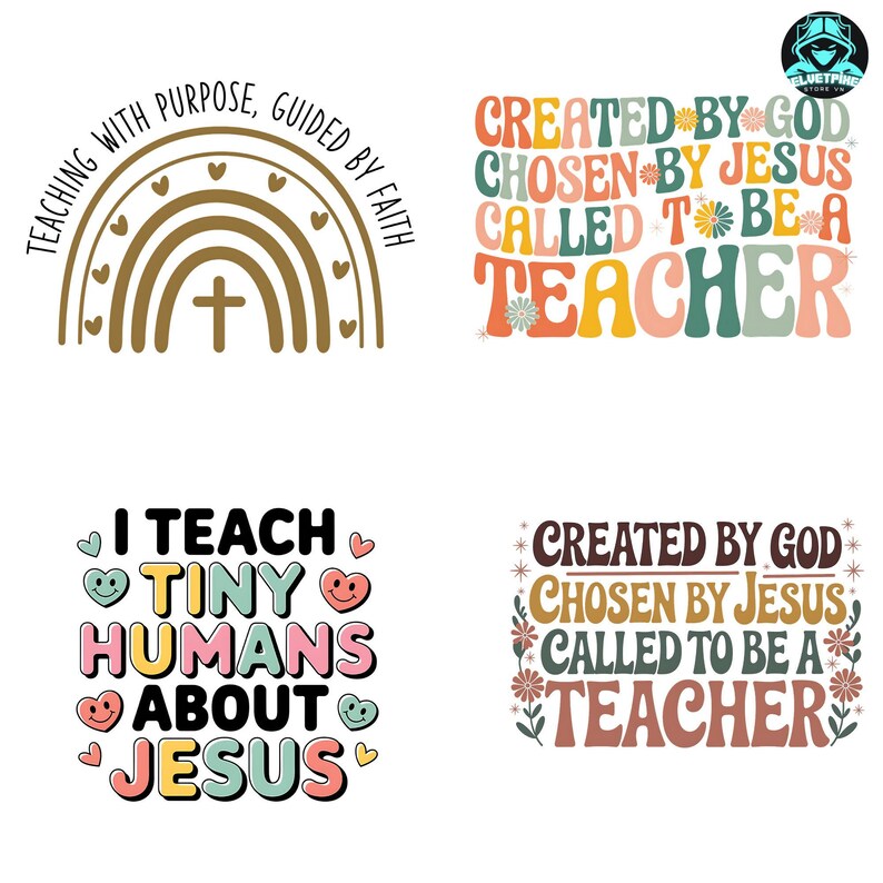 Teaching Kids About Jesus PNG, Christian Teacher Png Bundle, Bible ...