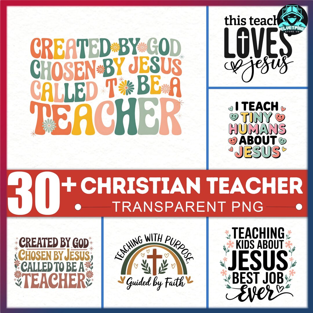 Teaching Kids About Jesus PNG, Christian Teacher Png Bundle, Bible ...