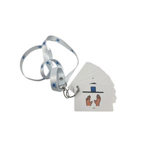 AAC Communication Lanyard: 20 Core Word Cards for Speech Therapy - Etsy ...