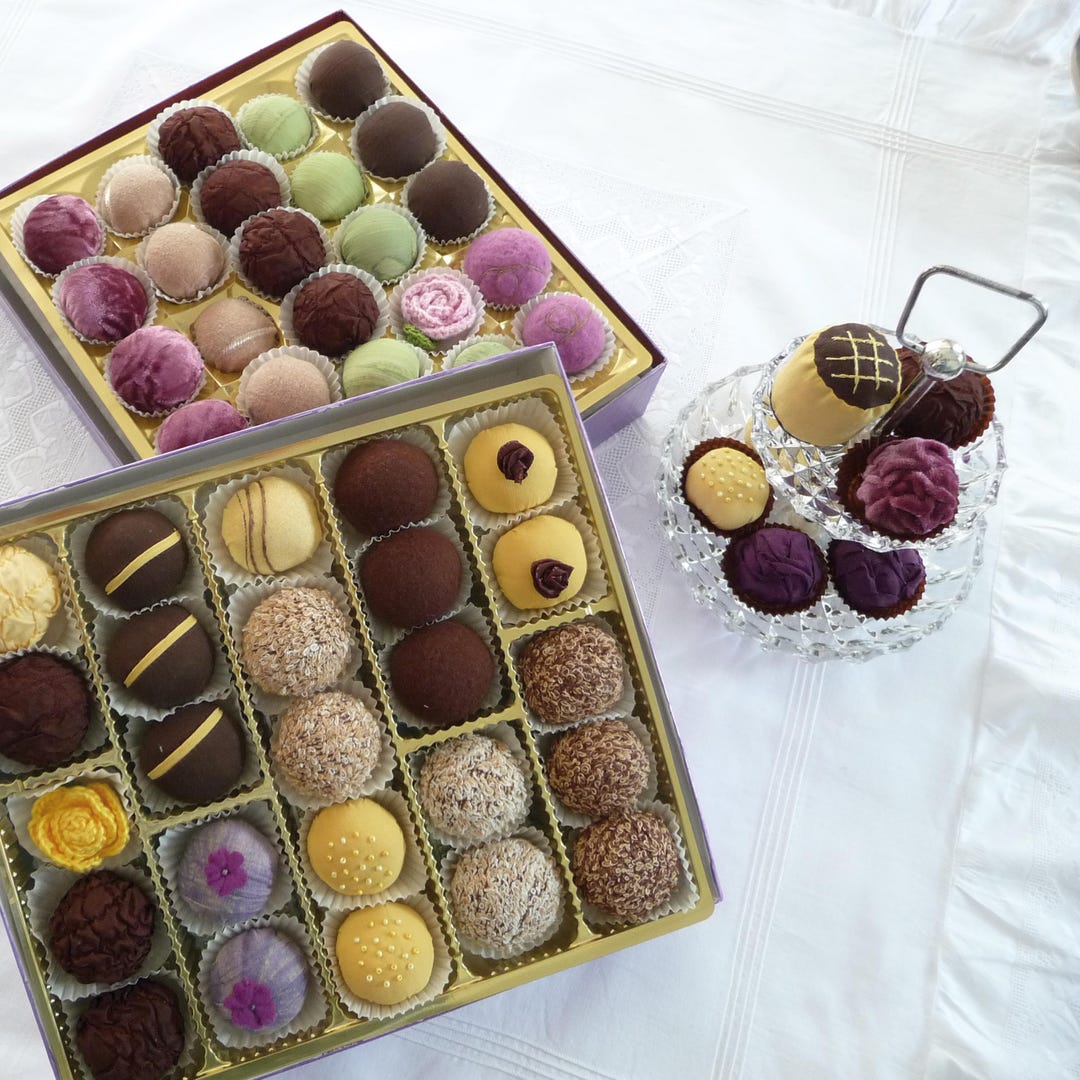 Sewing Instructions for the Finest Fabric Chocolates and Truffles From ...
