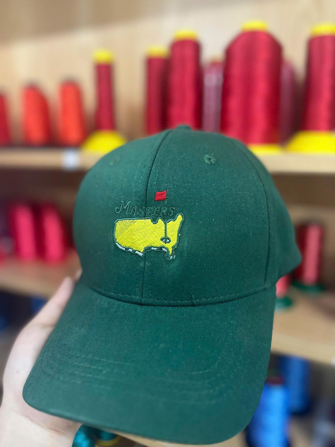 Masters Golf Logo Embroidered Baseball Cap – American Sports Class ...