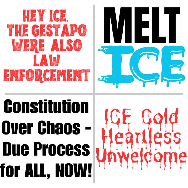 No Ice Protest Signs - Etsy