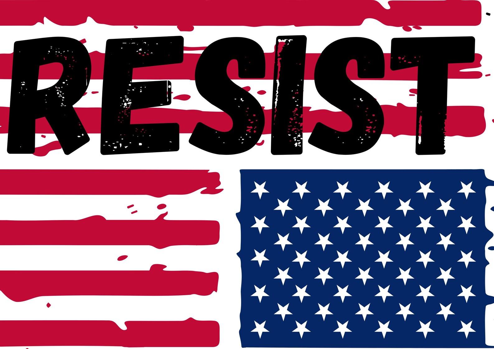 RESIST Printable Protest Sign (3 Sizes), Printable Protest Poster, Anti ...