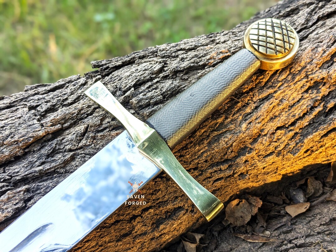 Excalibur Sword of King Arthur, Merlin Excalibur Sword, Handmade Medieval Sword, Decor Sword ...