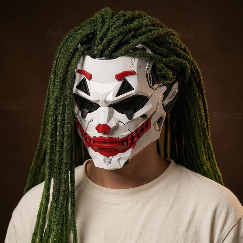 Anime Face Mask Cyberpunk - Etsy