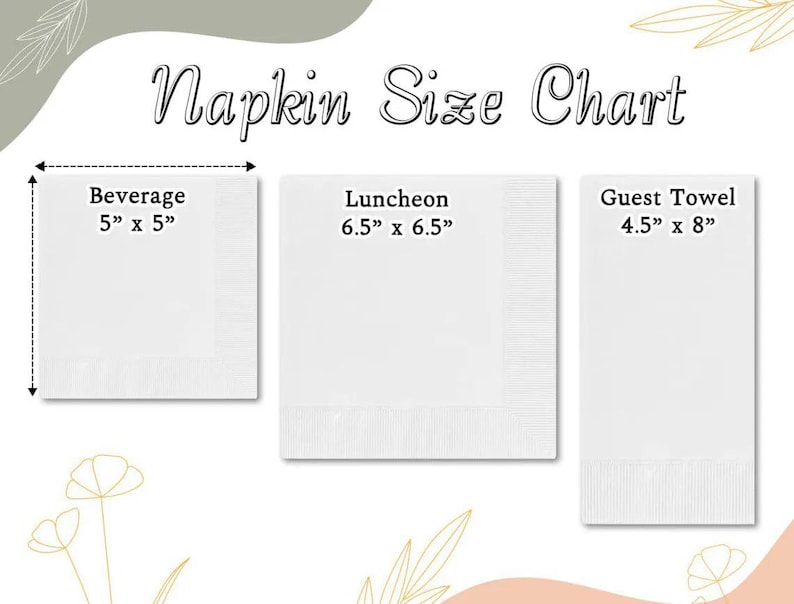 Luxury Custom Engagement Napkins, Custom Engagement Napkins White, 2 ...